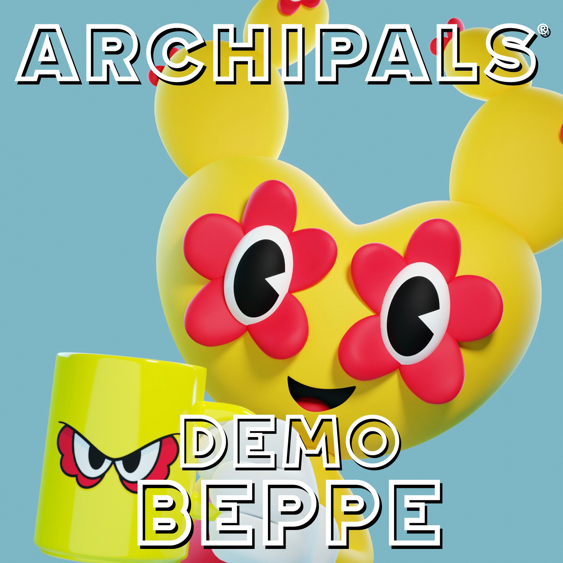 RobSkulls - Creating Beppe in 3D (Archipals Demo)