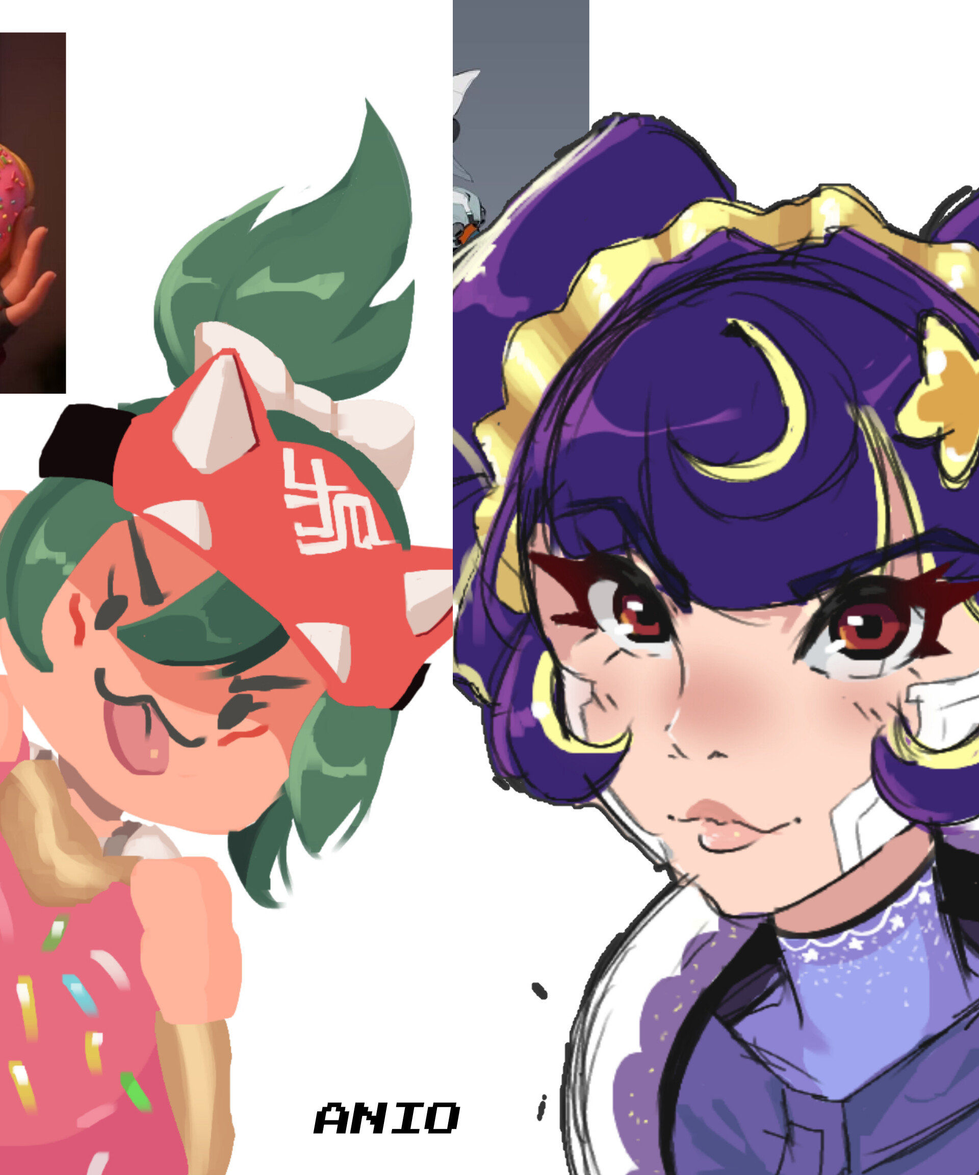 ArtStation - Kiriko Donut Spray & Juno