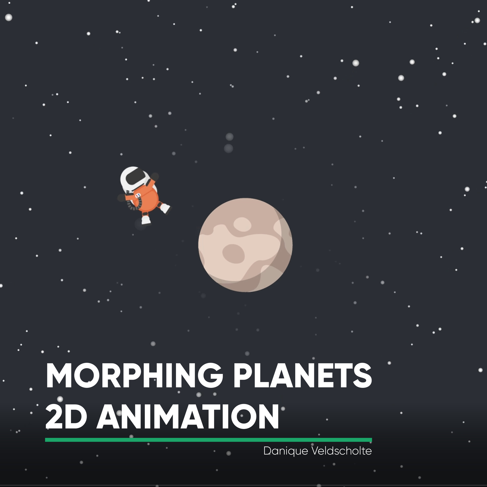 ArtStation - Morphing Planets 2D Animation