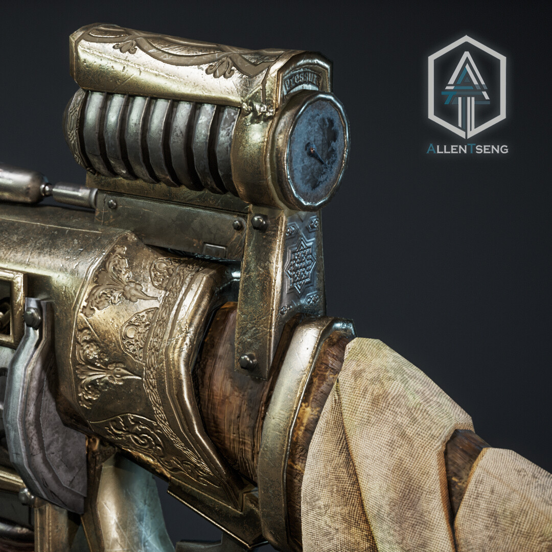 ArtStation - Steampunk Gun - Demolisher