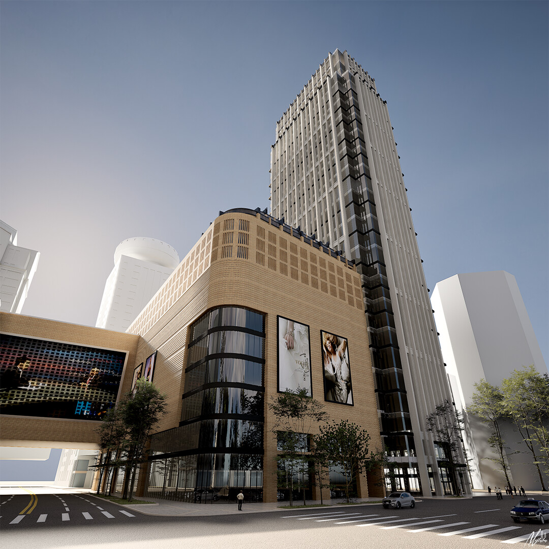 ArtStation - Commercial complex design