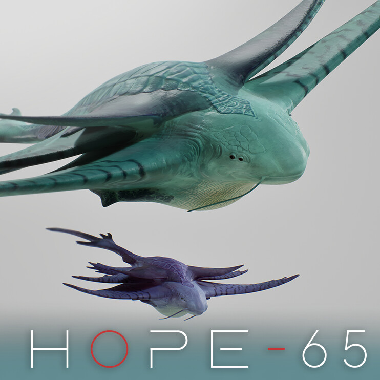 ArtStation - Flying Ray │ HOPE-65 Short film