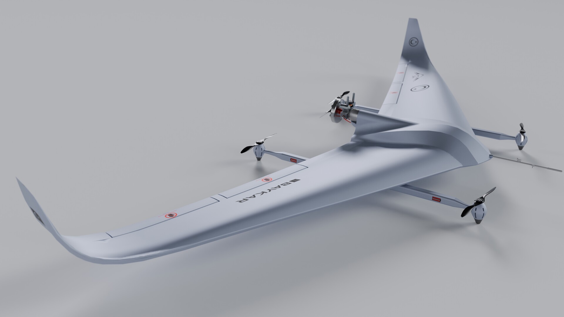 ArtStation - BAYKAR KALKAN VTOL/VERTICAL TAKEOFF UAV