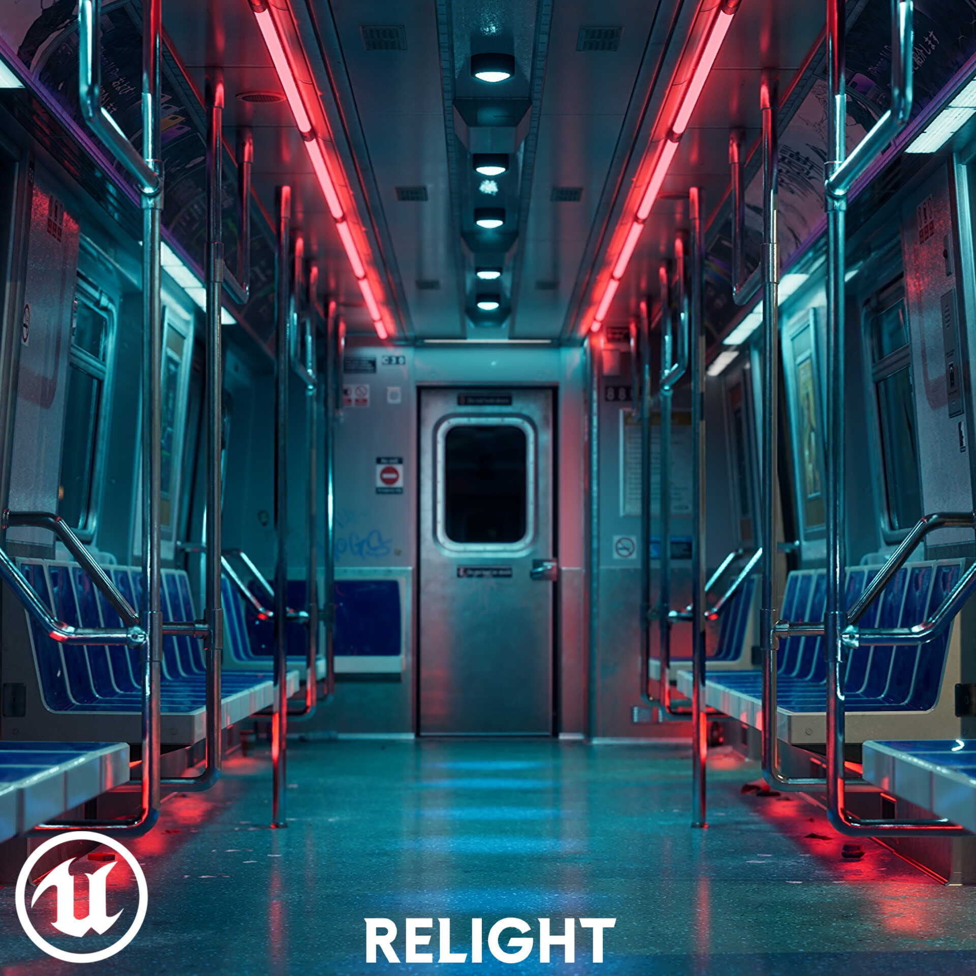 ArtStation - Subway Train Relight