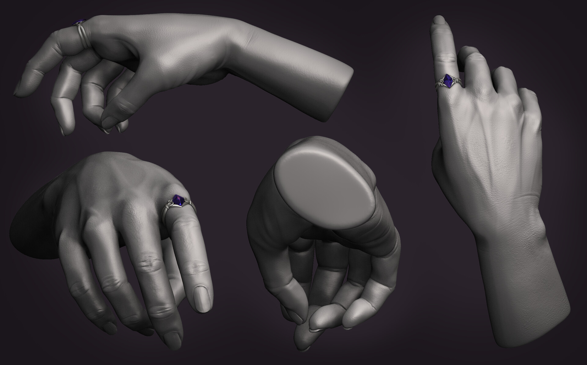 ArtStation - Hands Anatomy Studies