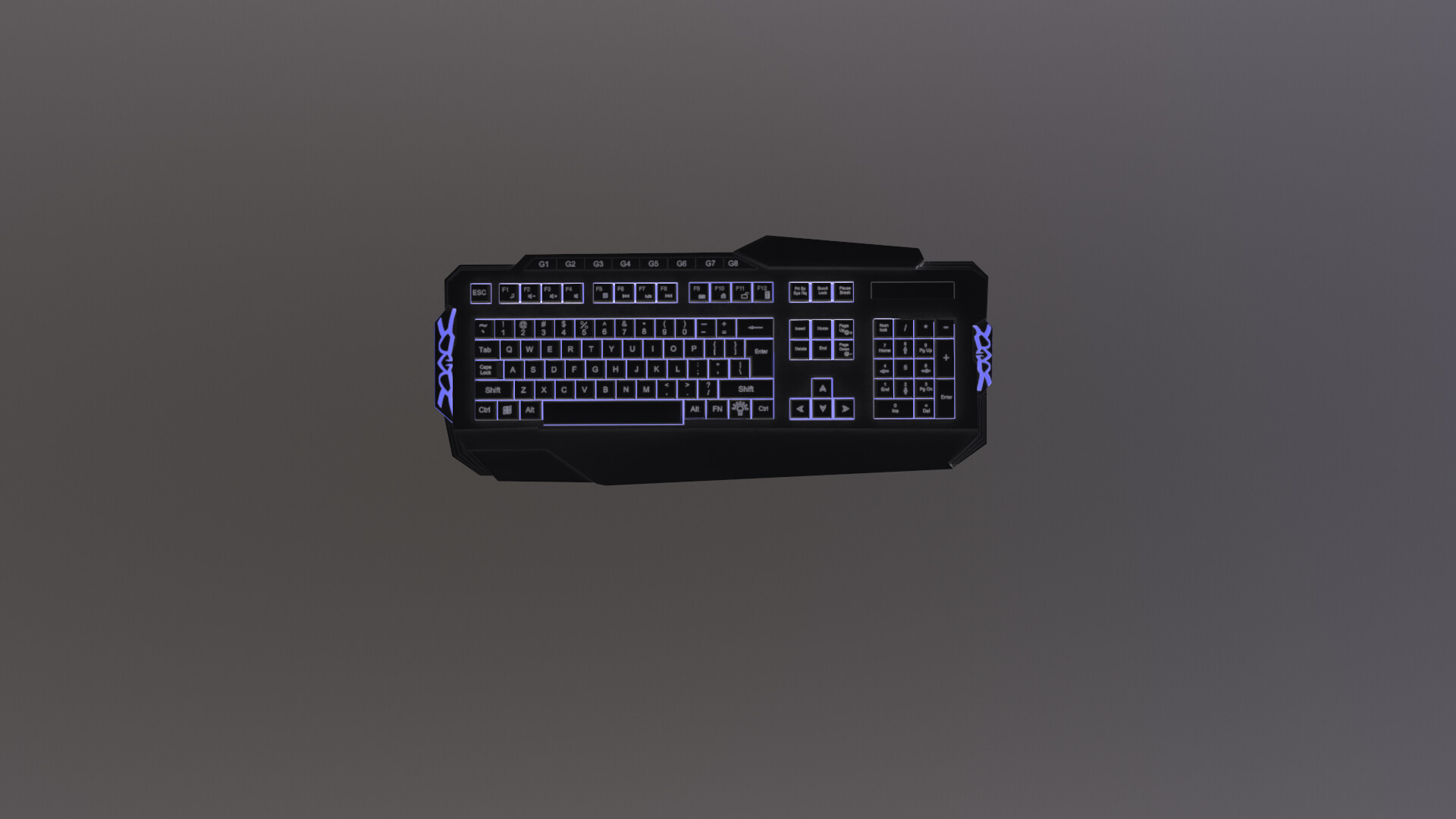 ArtStation - Realistic Gaming Keyboard