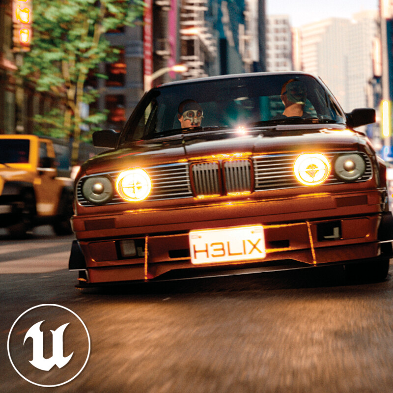 Beatrice Schmidt - HELIX Trailer - Car Chase Animation