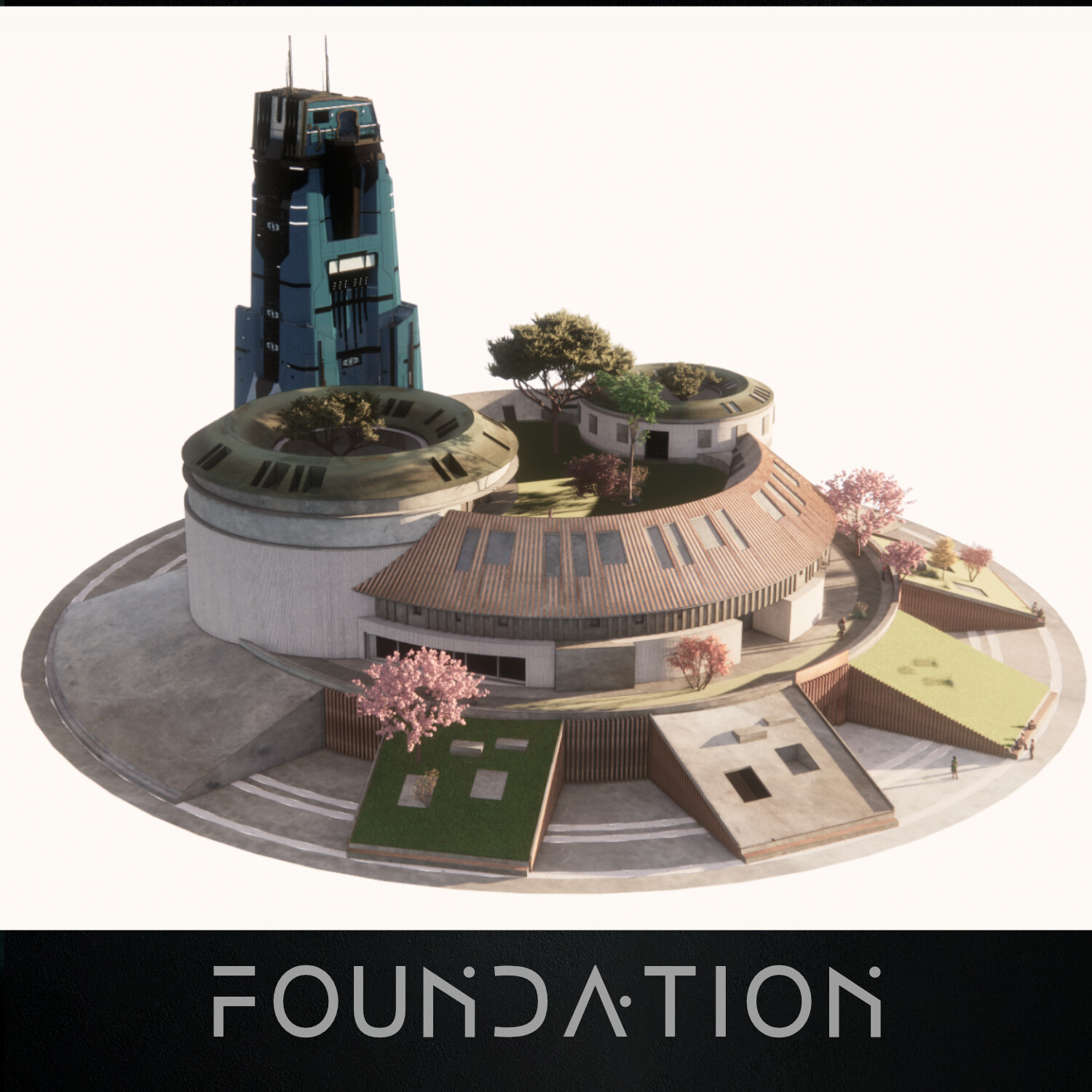 ArtStation - Exterior Terminus Concept 1-Foundation Season 2