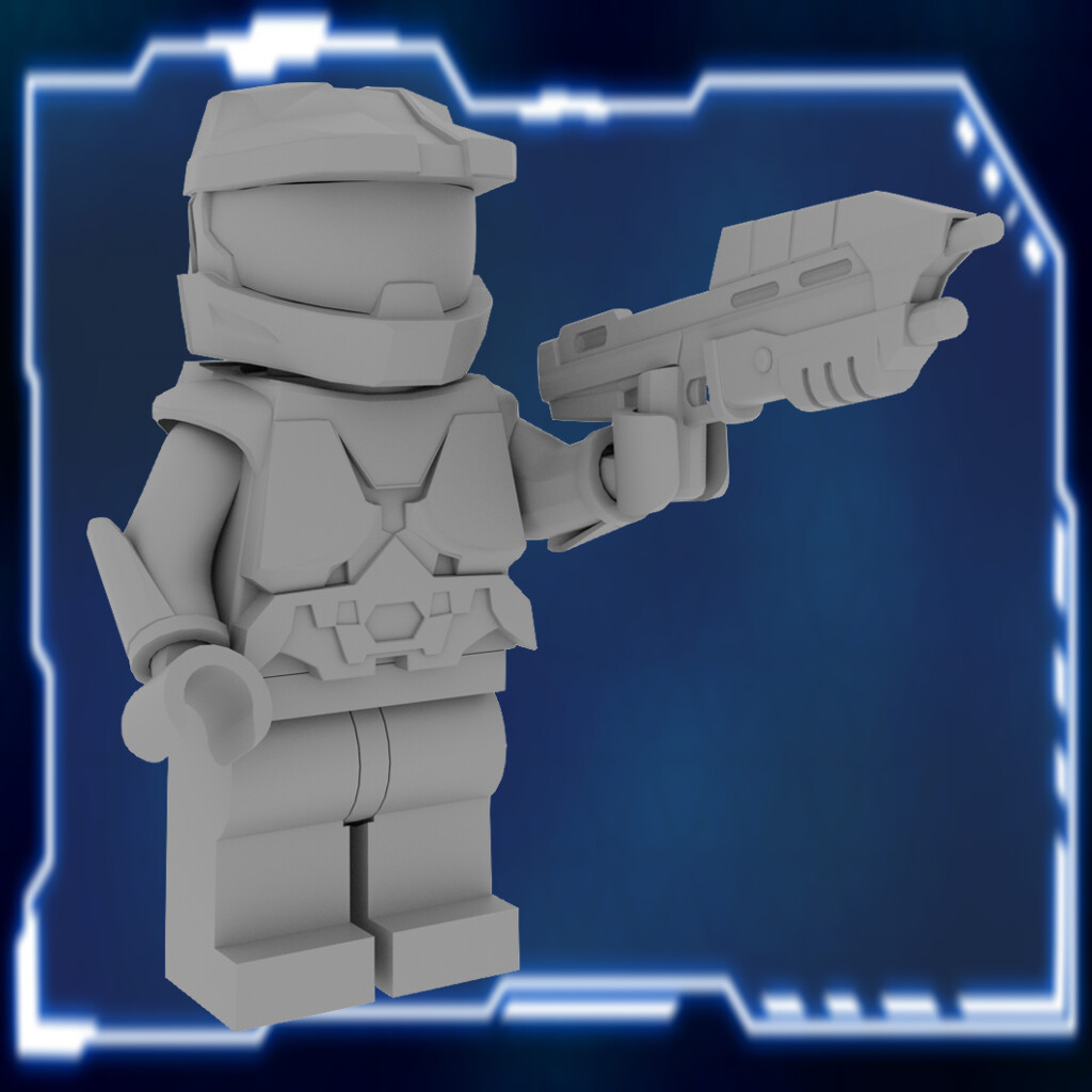 ArtStation - Lego Halo Armor Pieces