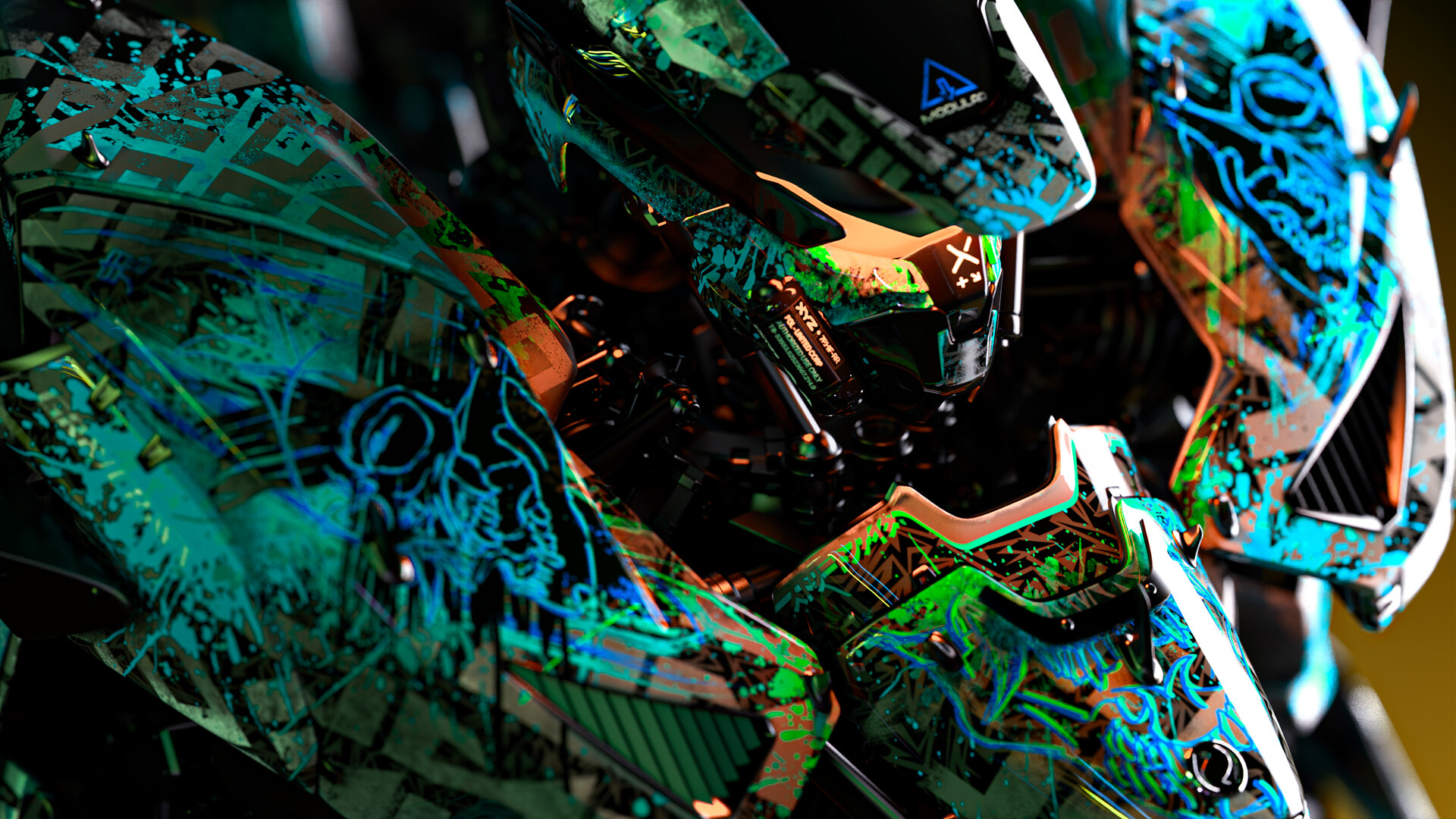 ArtStation - GRAYCRAFT Mech NFT project