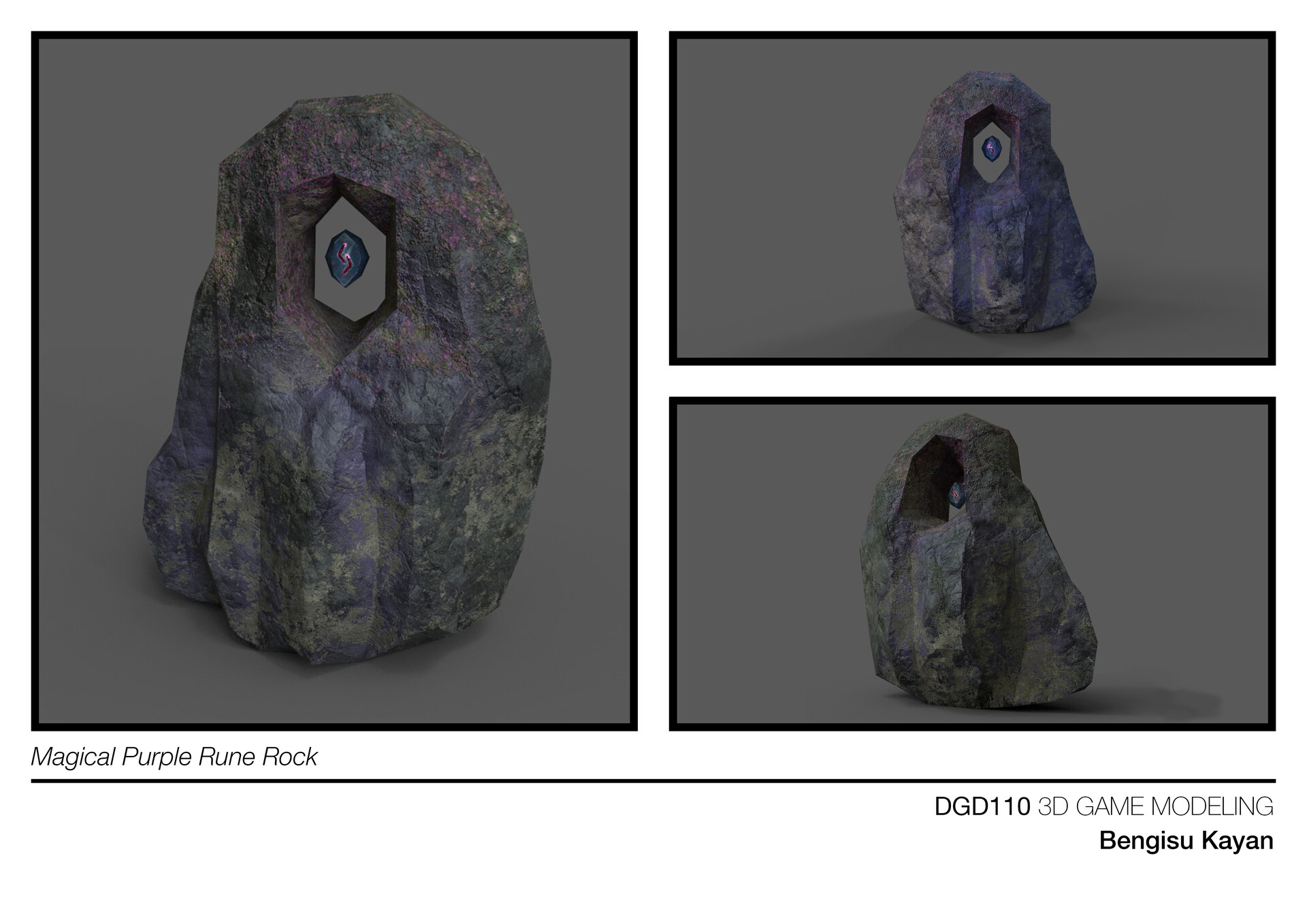 ArtStation - Rocks - Modeling Exercise