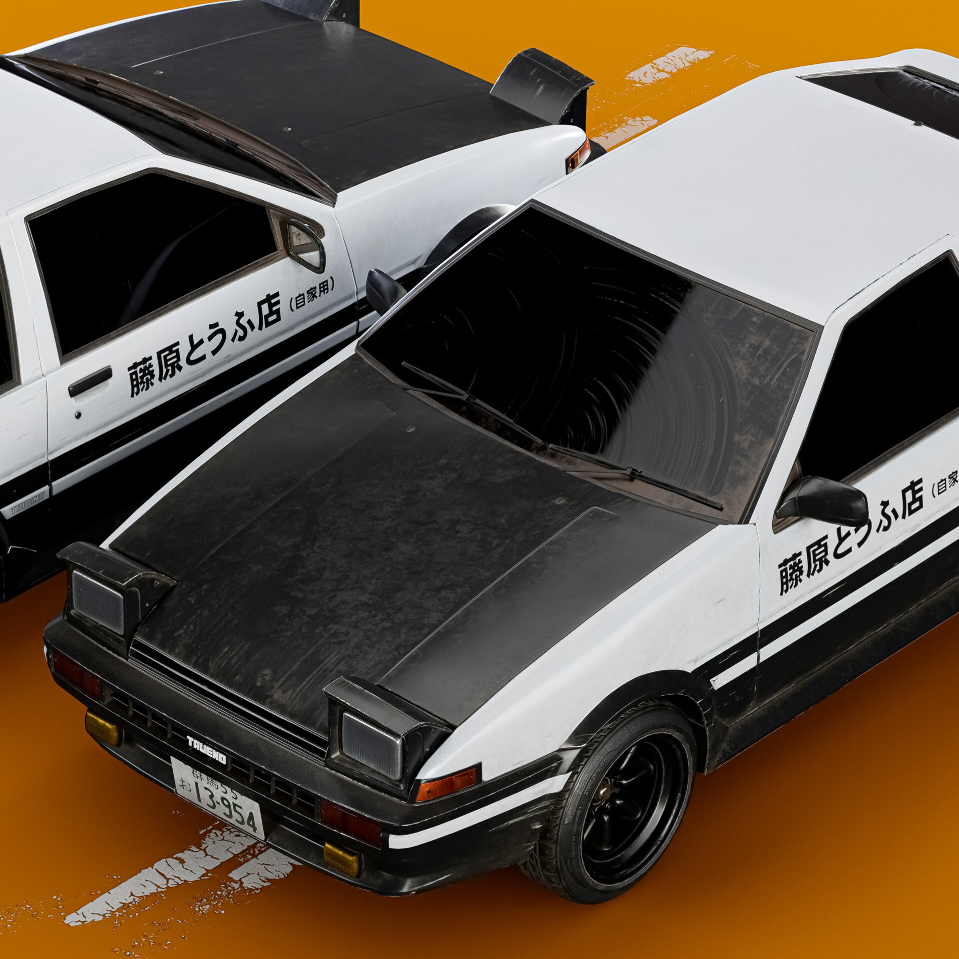 ArtStation - Toyota Trueno AE86