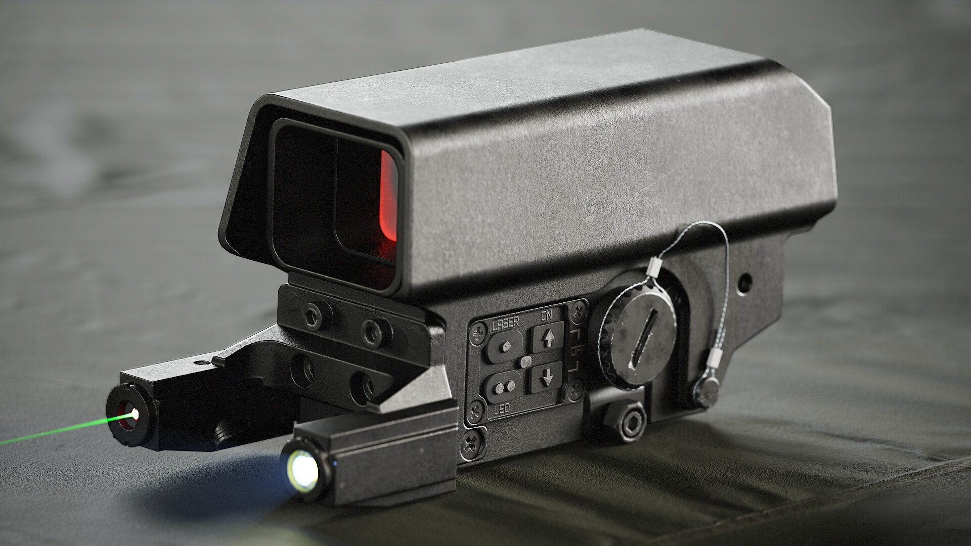 ArtStation - NcStar Urban Dot Sight w/Green Laser & Red/White NAV