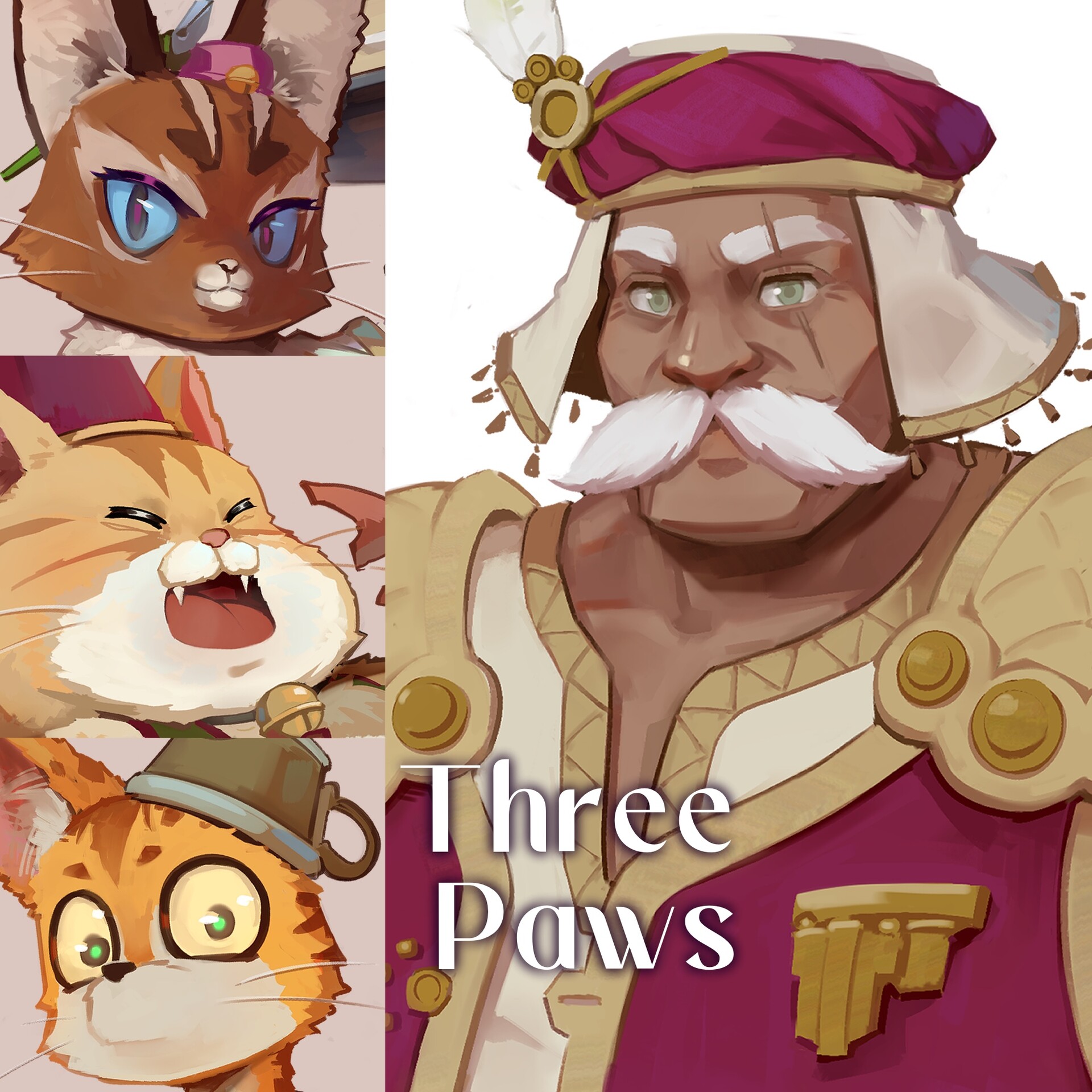 ArtStation - Three Paws - Character Designs