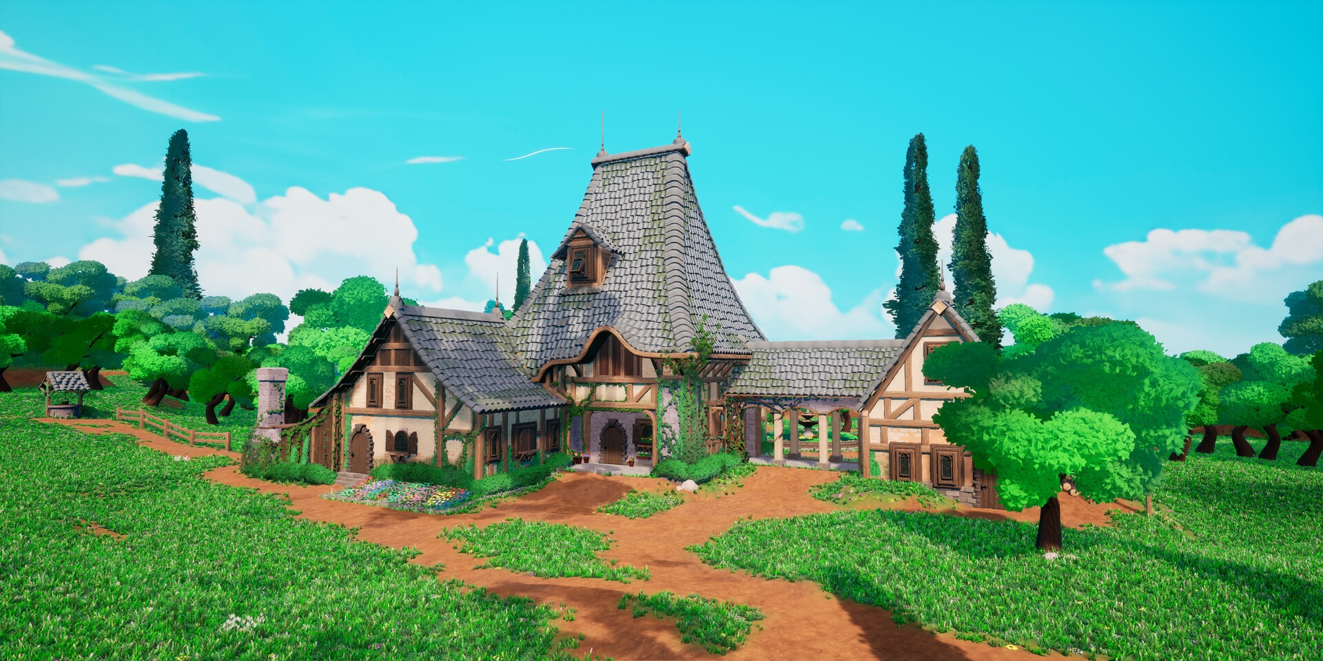 ArtStation - Medieval Hamlet