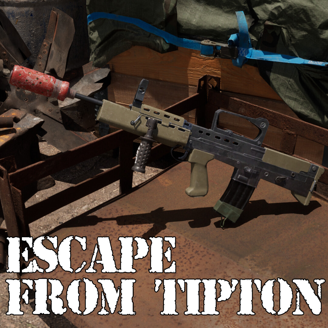 ArtStation - Escape From Tipton SA80