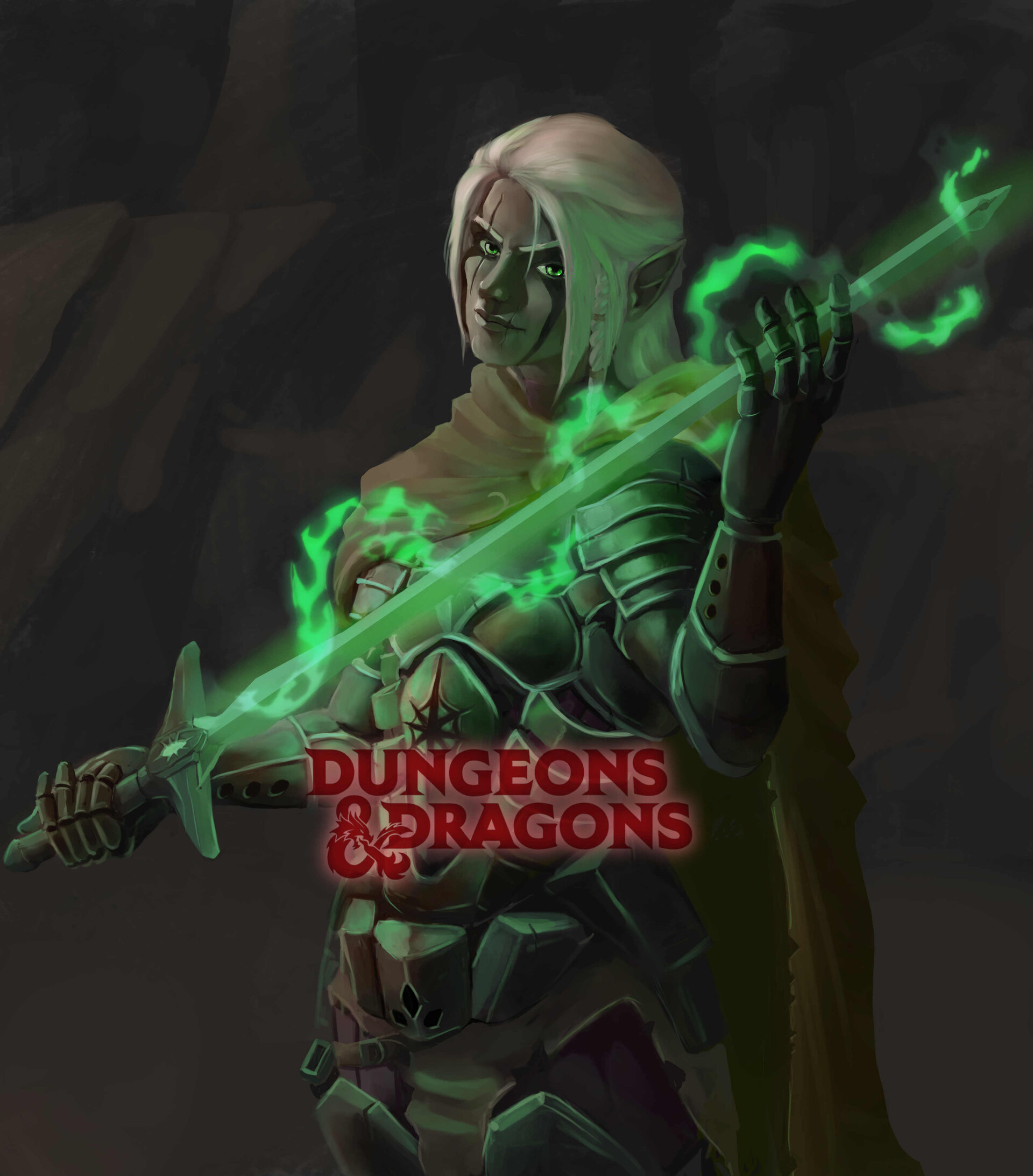 ArtStation - Achnarox Oshmari - Warrior of Lolth - Dnd Style