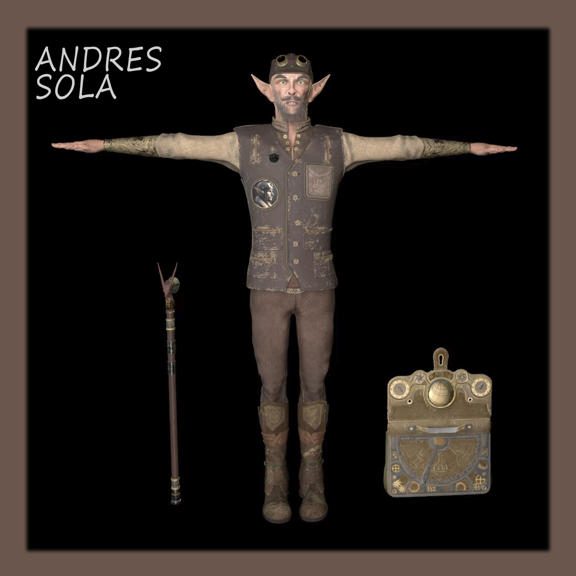 ArtStation - TFG-DESCUBRIENDO EL PASADO-Elor