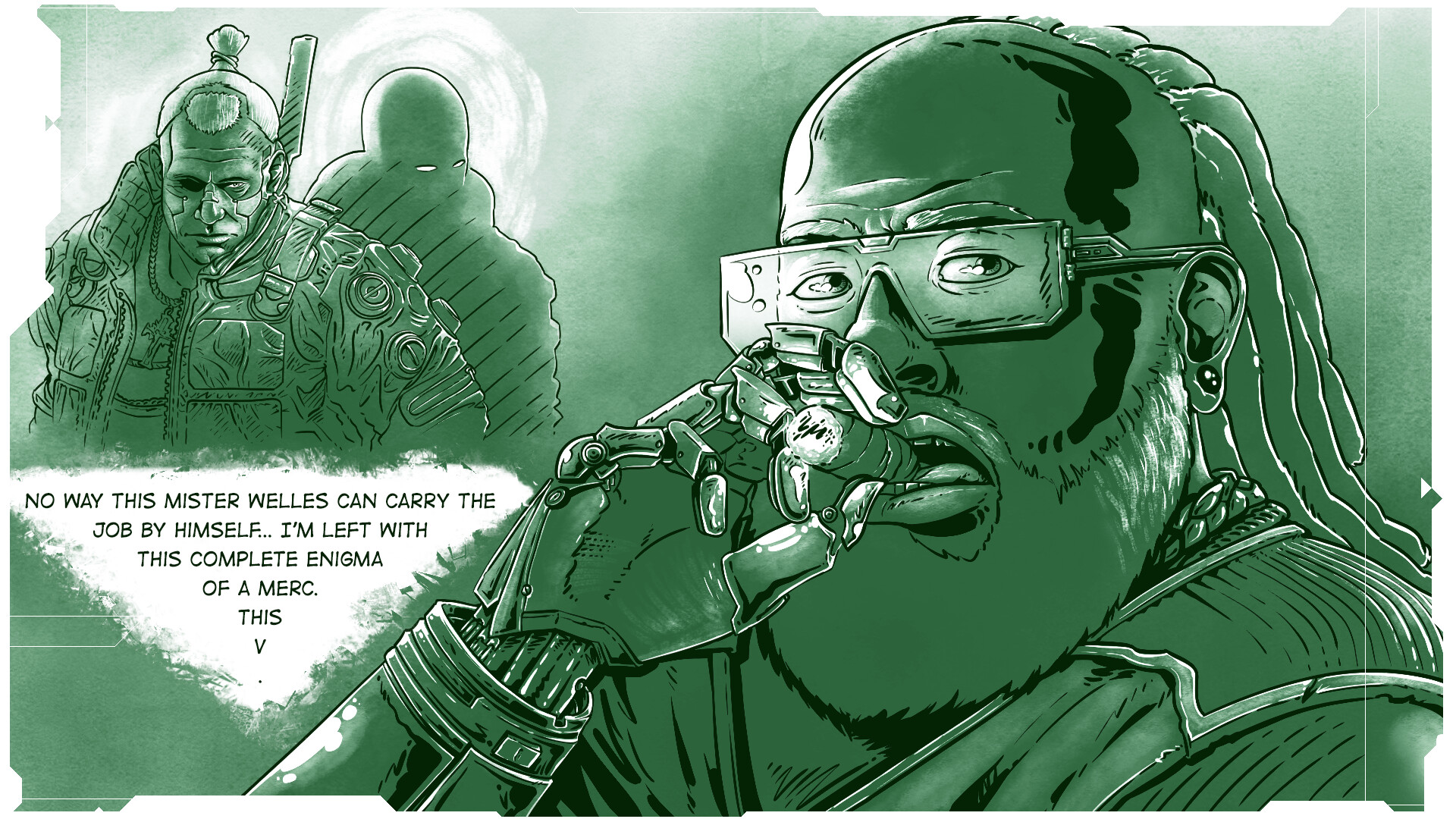 ArtStation - Cyberpunk 2077 comic - Plan B