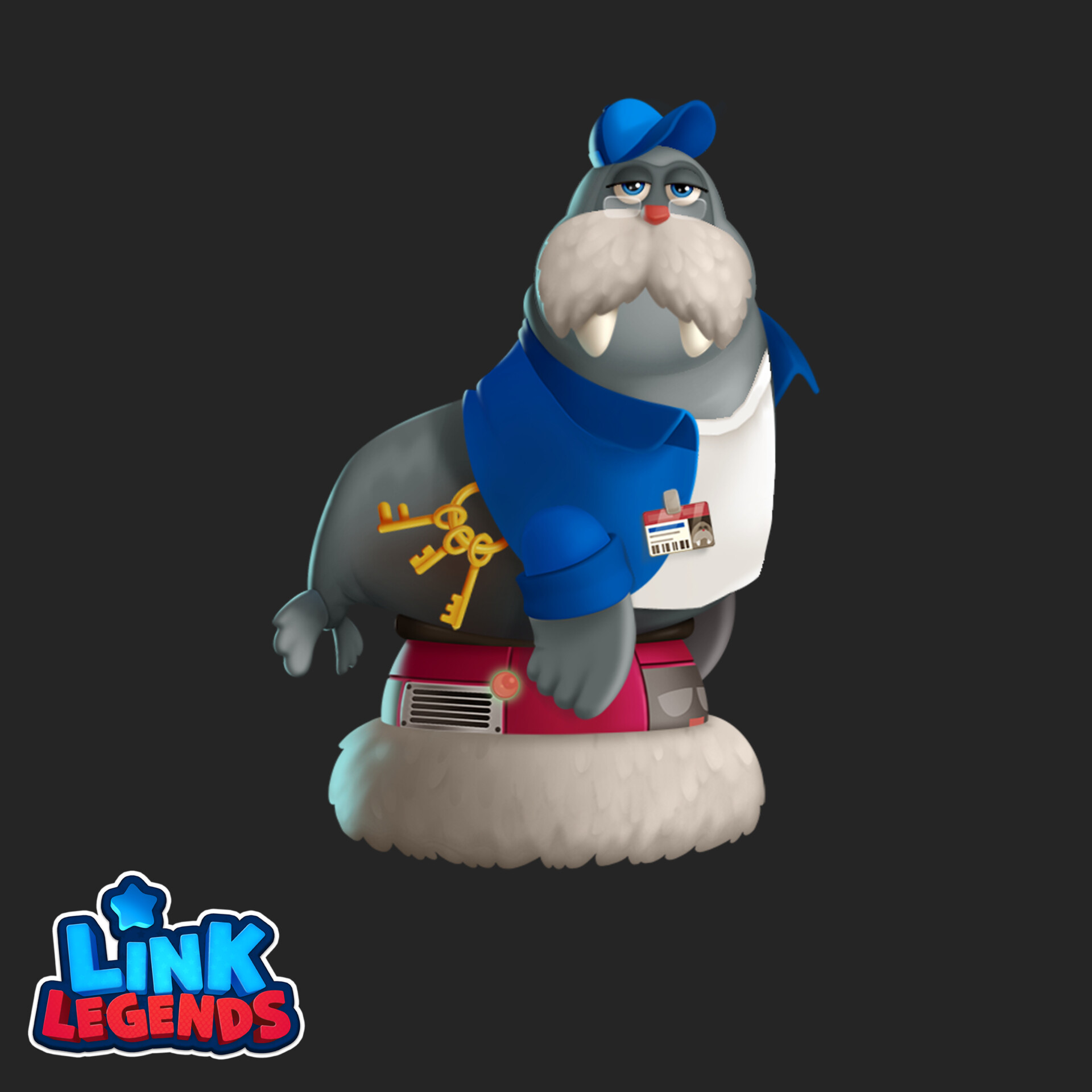 ArtStation - Scrubby Booster. Spine Animation. Link Legends