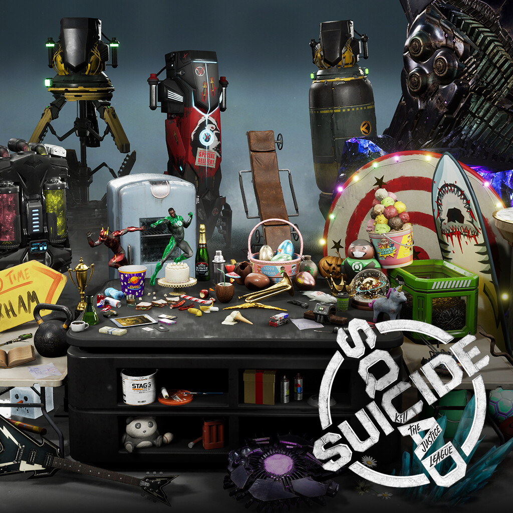 ArtStation - Cinematic Assets - Suicide Squad: Kill the Justice League