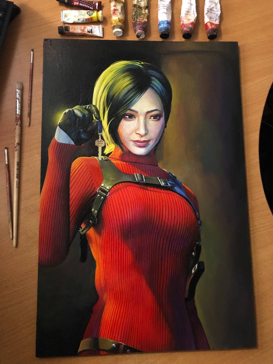 ArtStation - Ada Wong (oil copying)
