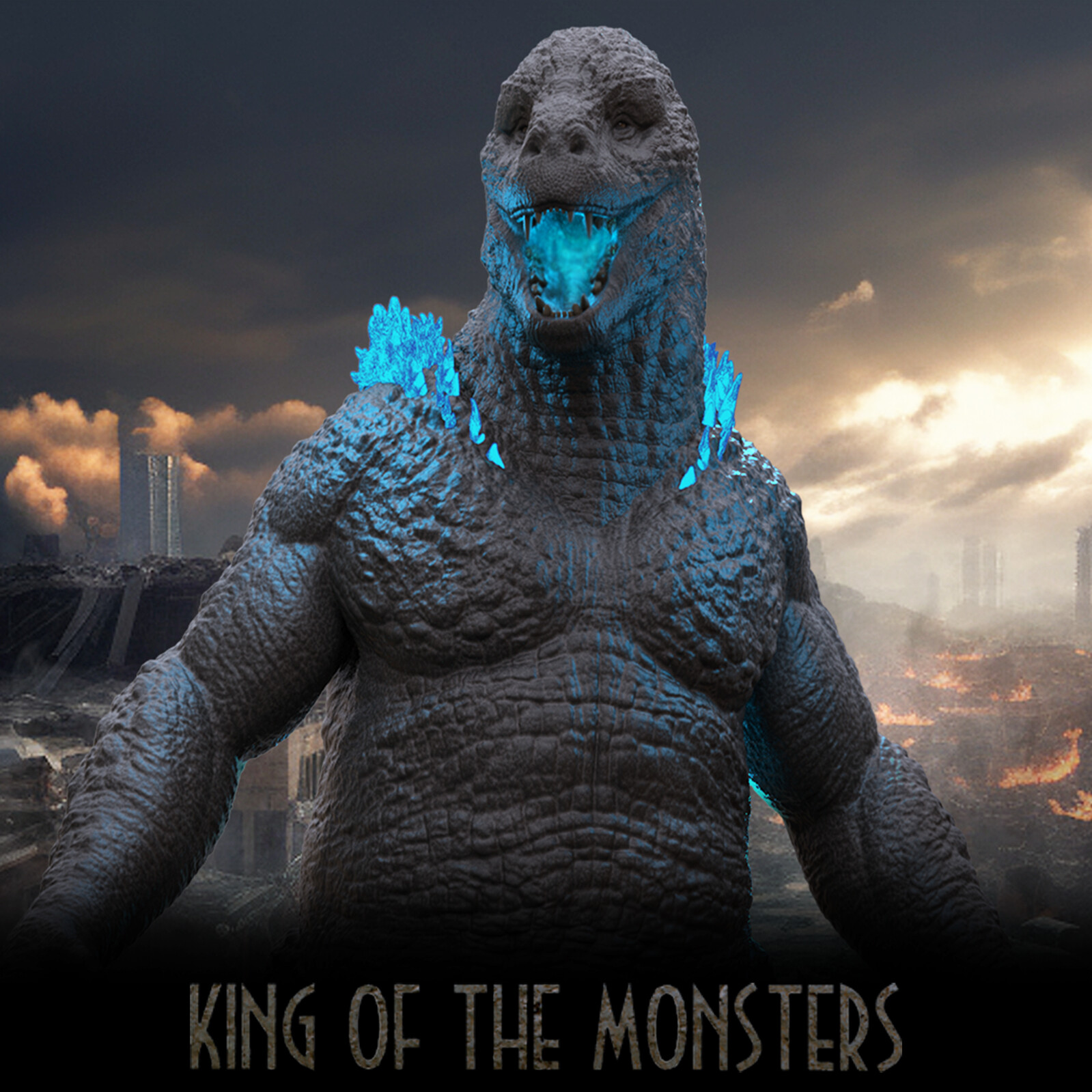 ArtStation - Juvenile Titanus Gojira Breakdown