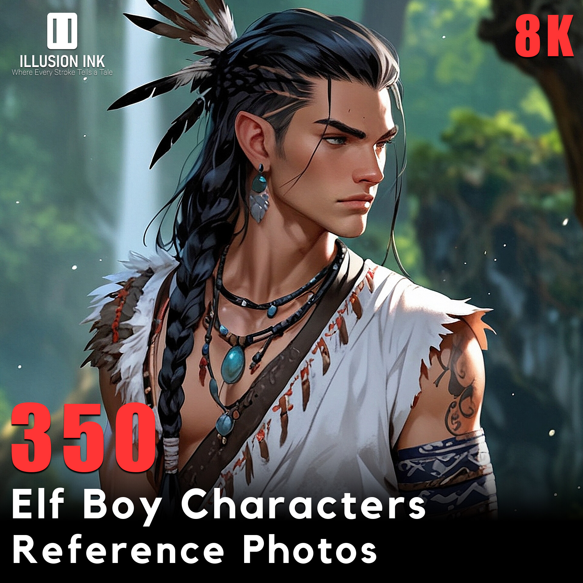 ArtStation - 350 Elf Boy Characters Concept Ideas | 8K