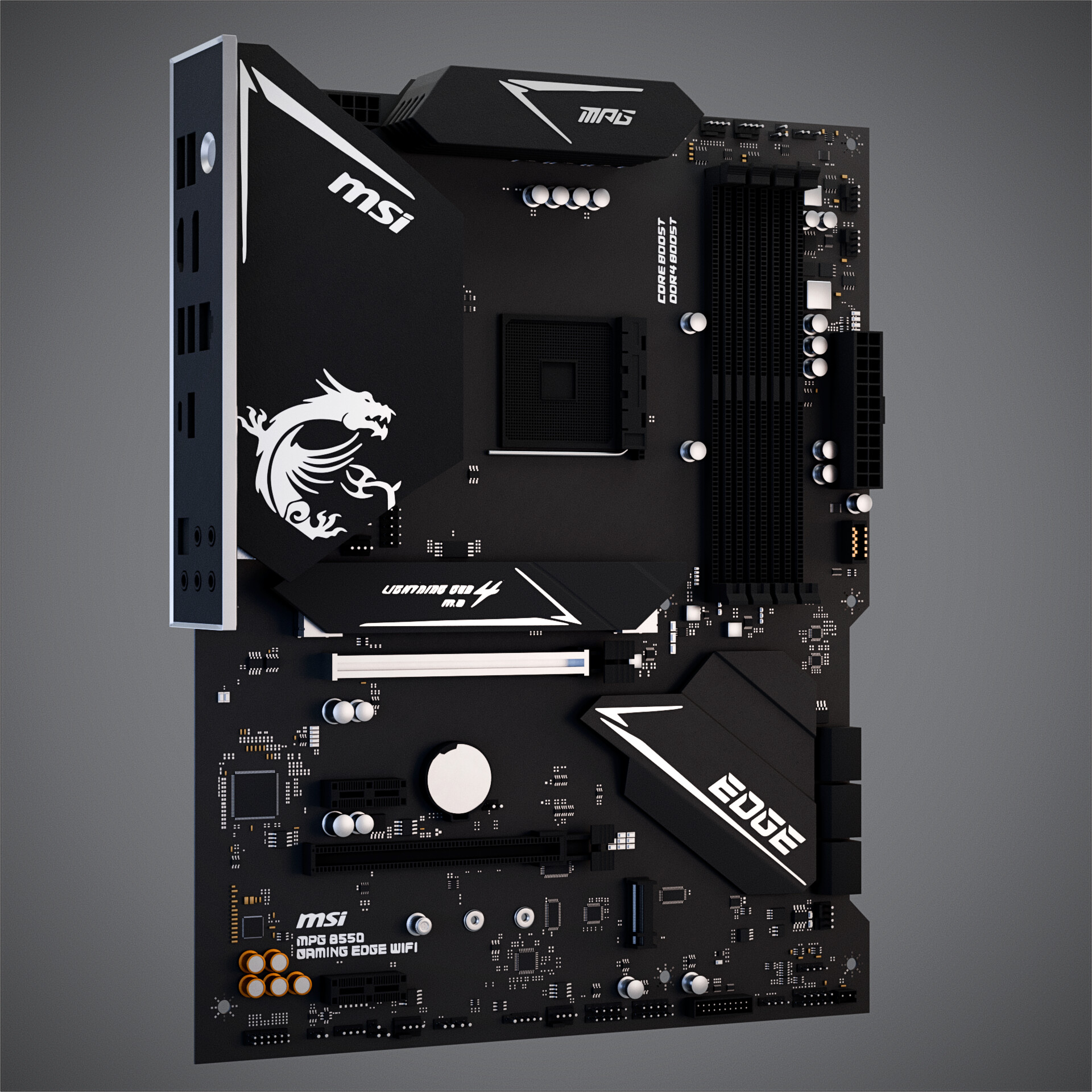 ArtStation - MSI MPG B550 Gaming Plus Wi-Fi Motherboard
