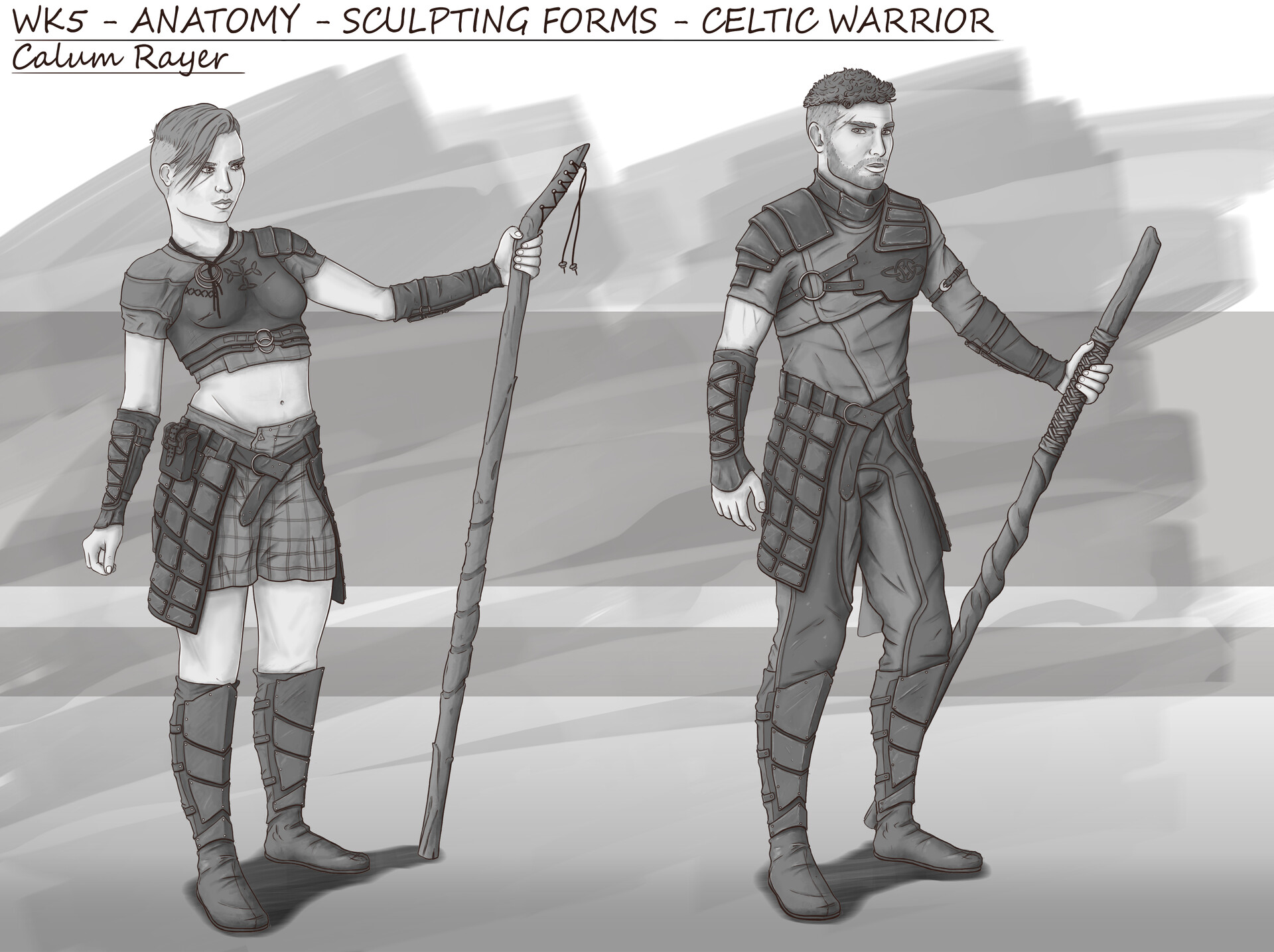 ArtStation - Celtic Warrior Project