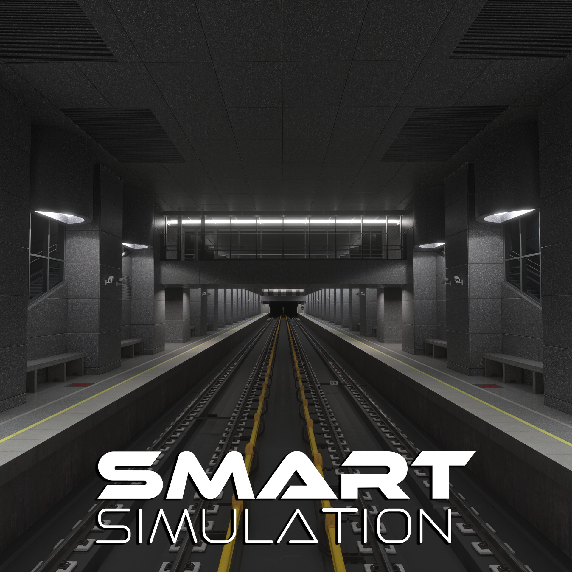 ArtStation - Smart Simulation: Kuntsevskaya station (Bolshaya Koltsevaya line) of the Moscow Metro