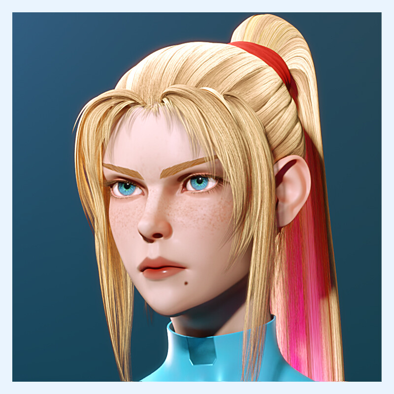 ArtStation - ZERO SUIT SAMUS