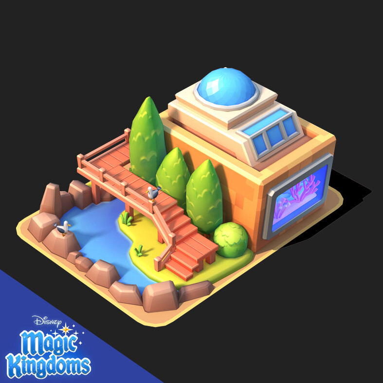 ArtStation - Marine Life Institute - Finding Dory