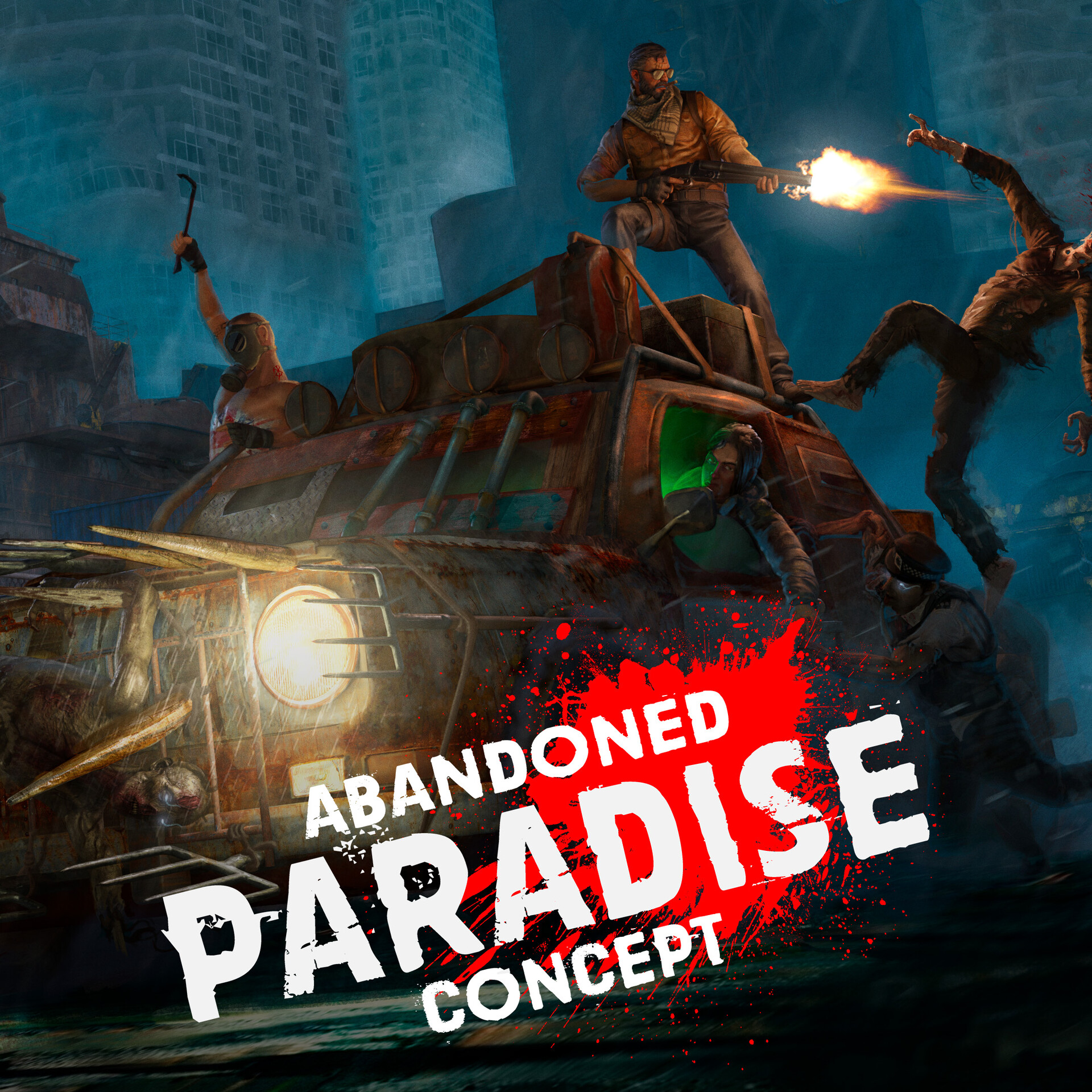 ArtStation - Abandoned Paradise Concept