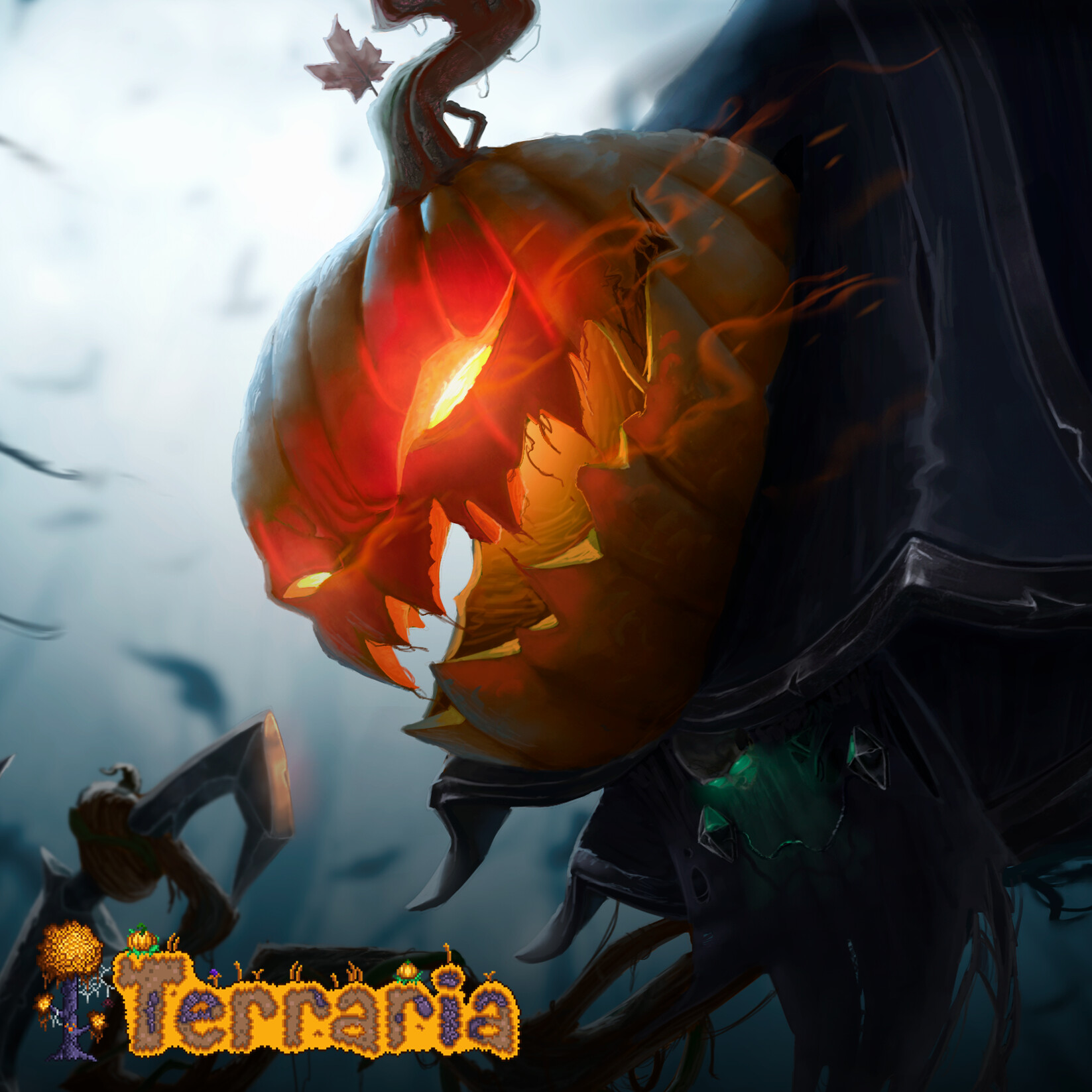 ArtStation - Terraria Halloween Splash Art
