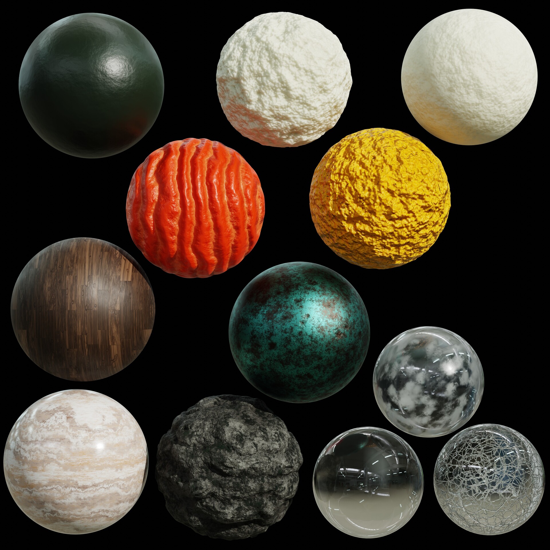 ArtStation - Blender Procedural Material Pack #19