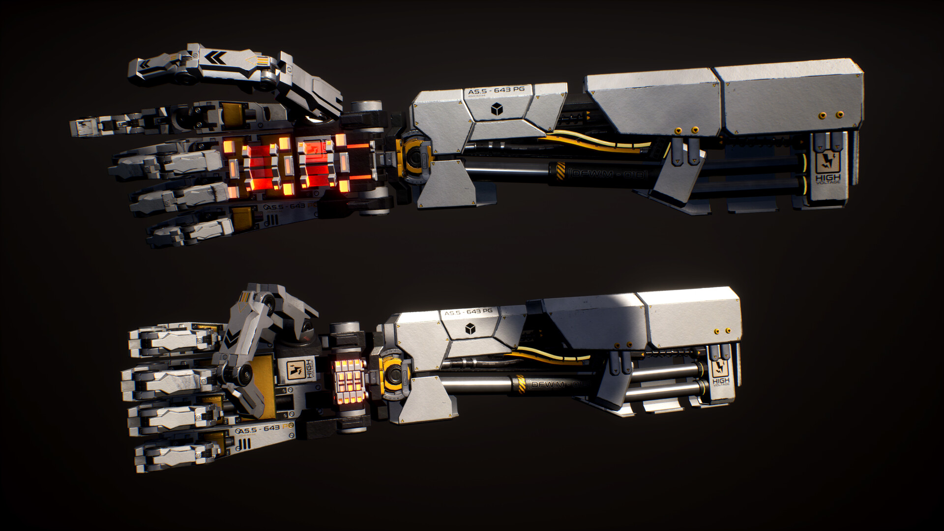 ArtStation - Sci-fi Android Hand