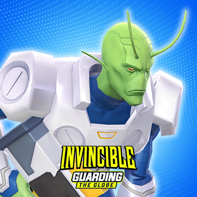 ArtStation - Invincible: Guarding the Globe - Flaxan Soldier