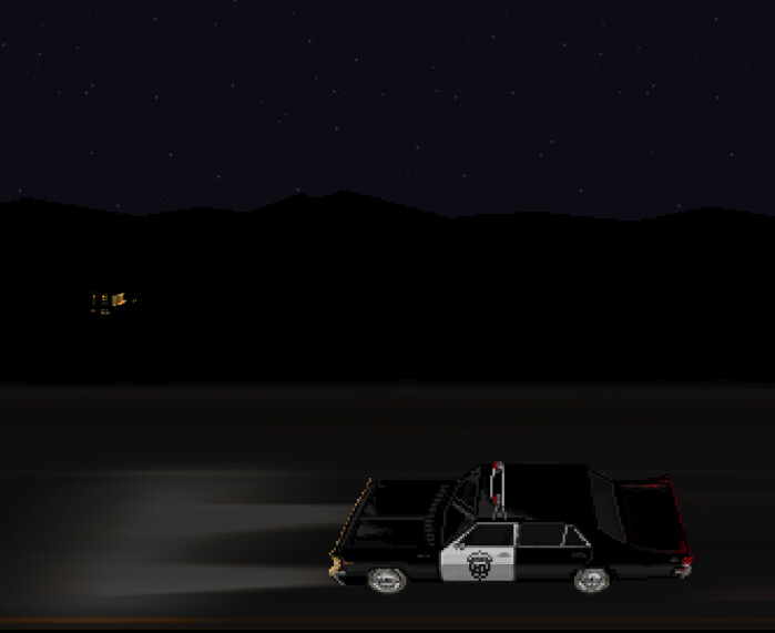 ArtStation - Police Car Animated PixelArt