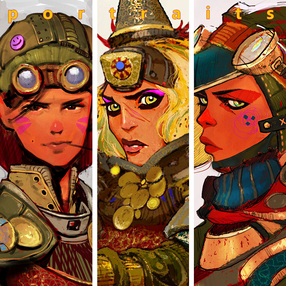 ArtStation - Portraits :: Red-1