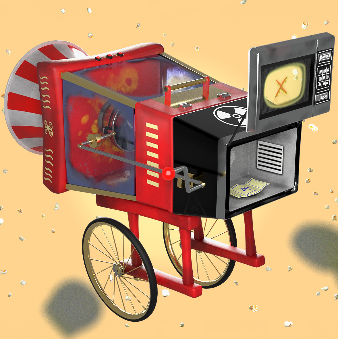 ArtStation - Popcorn Cannon