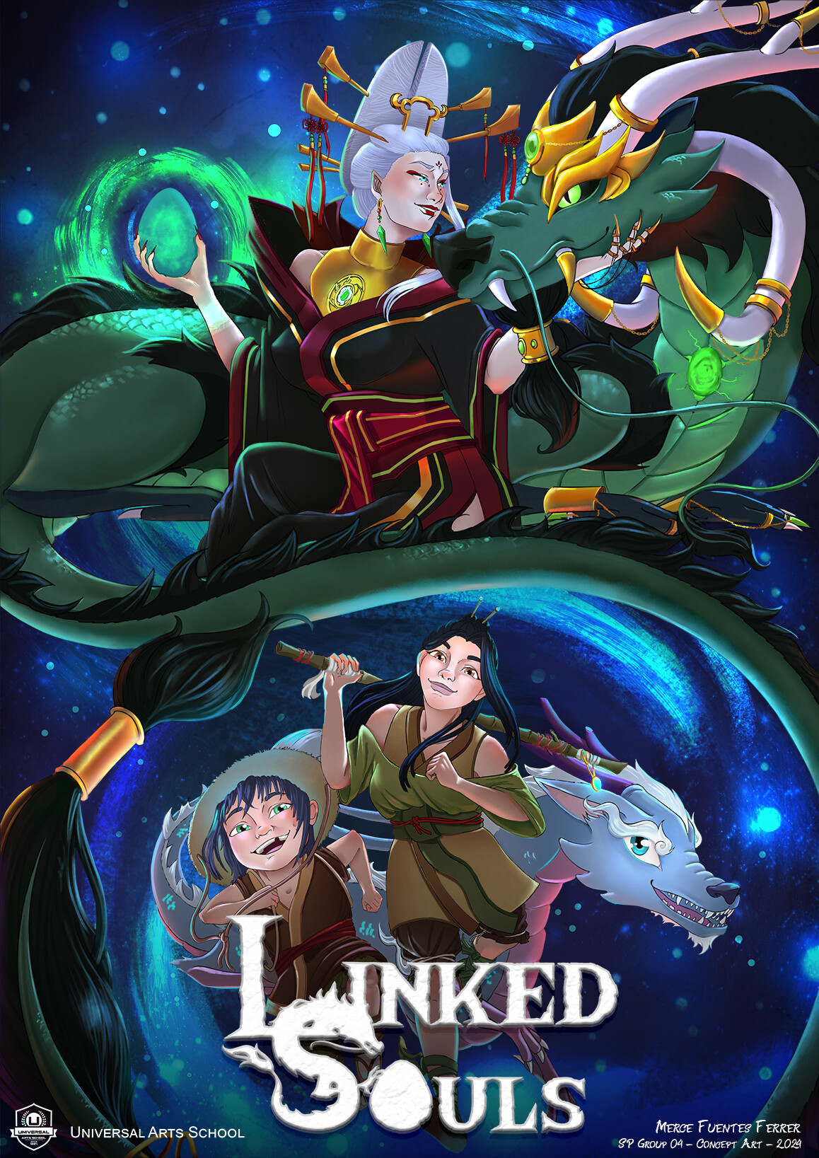 ArtStation - Linked Souls - Concept Art for an animation proyect