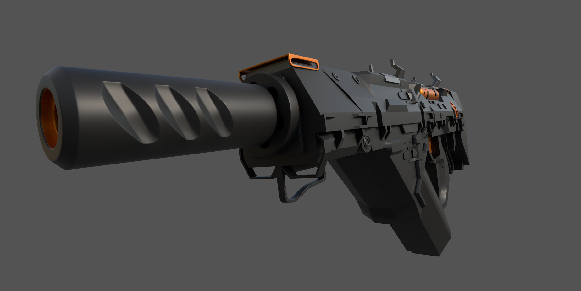 ArtStation - War Gun 3D Model With Texture