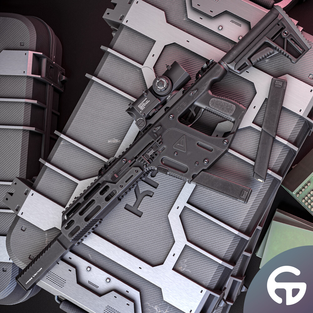 ArtStation - Kriss Vector .45 ACP