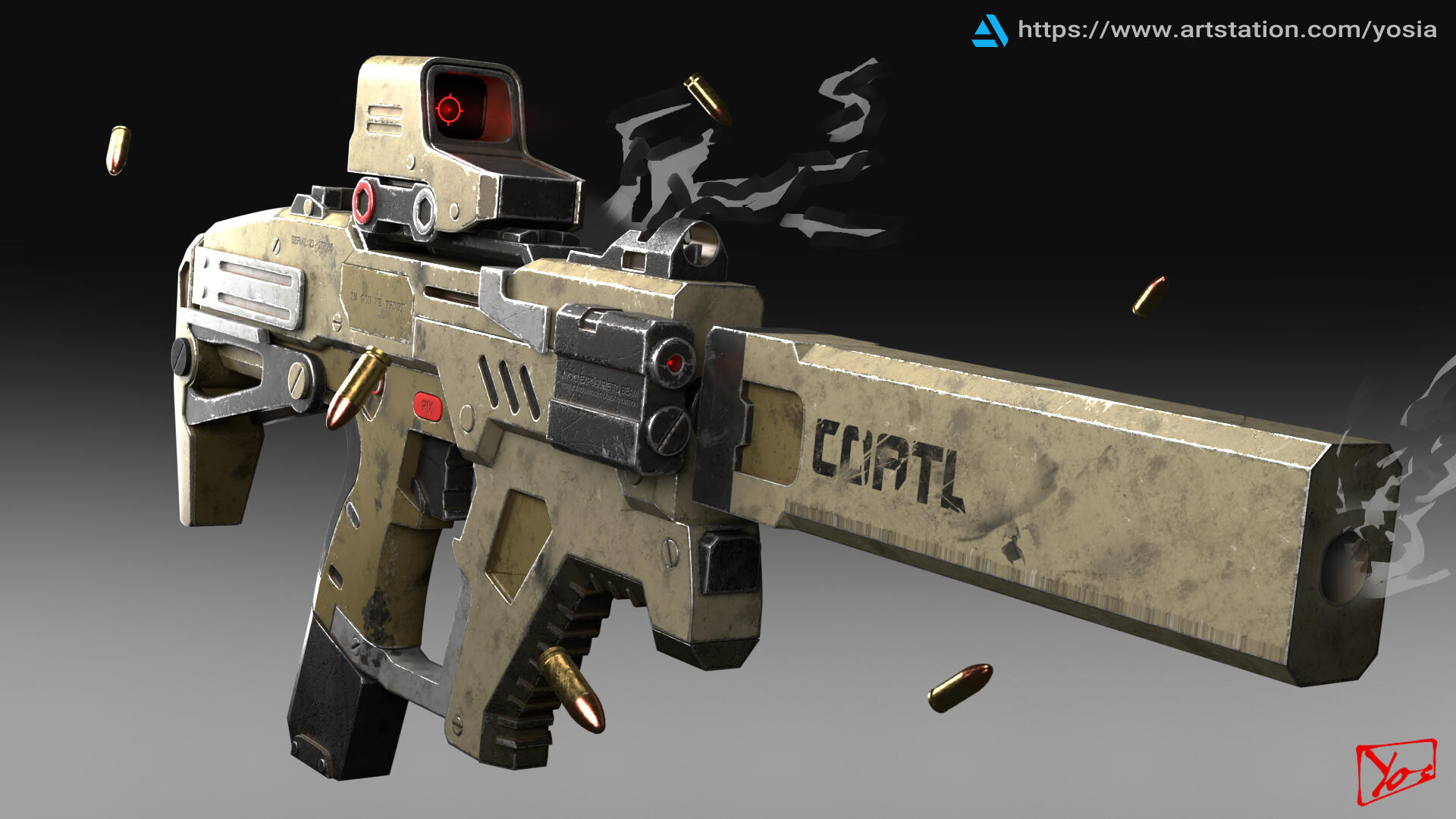 ArtStation - COATL - SMG Fanart
