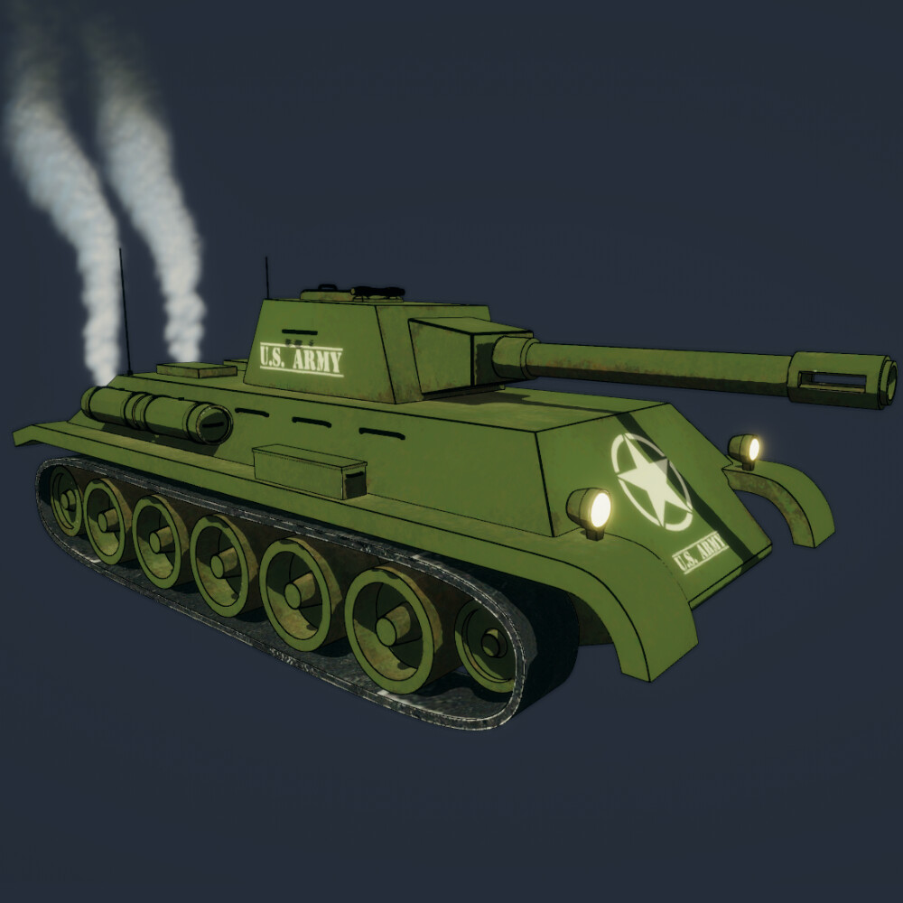 ArtStation - Tank - Stylized