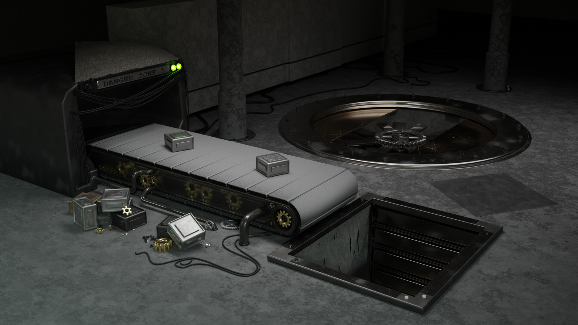 ArtStation - FACTORY (looped animation)