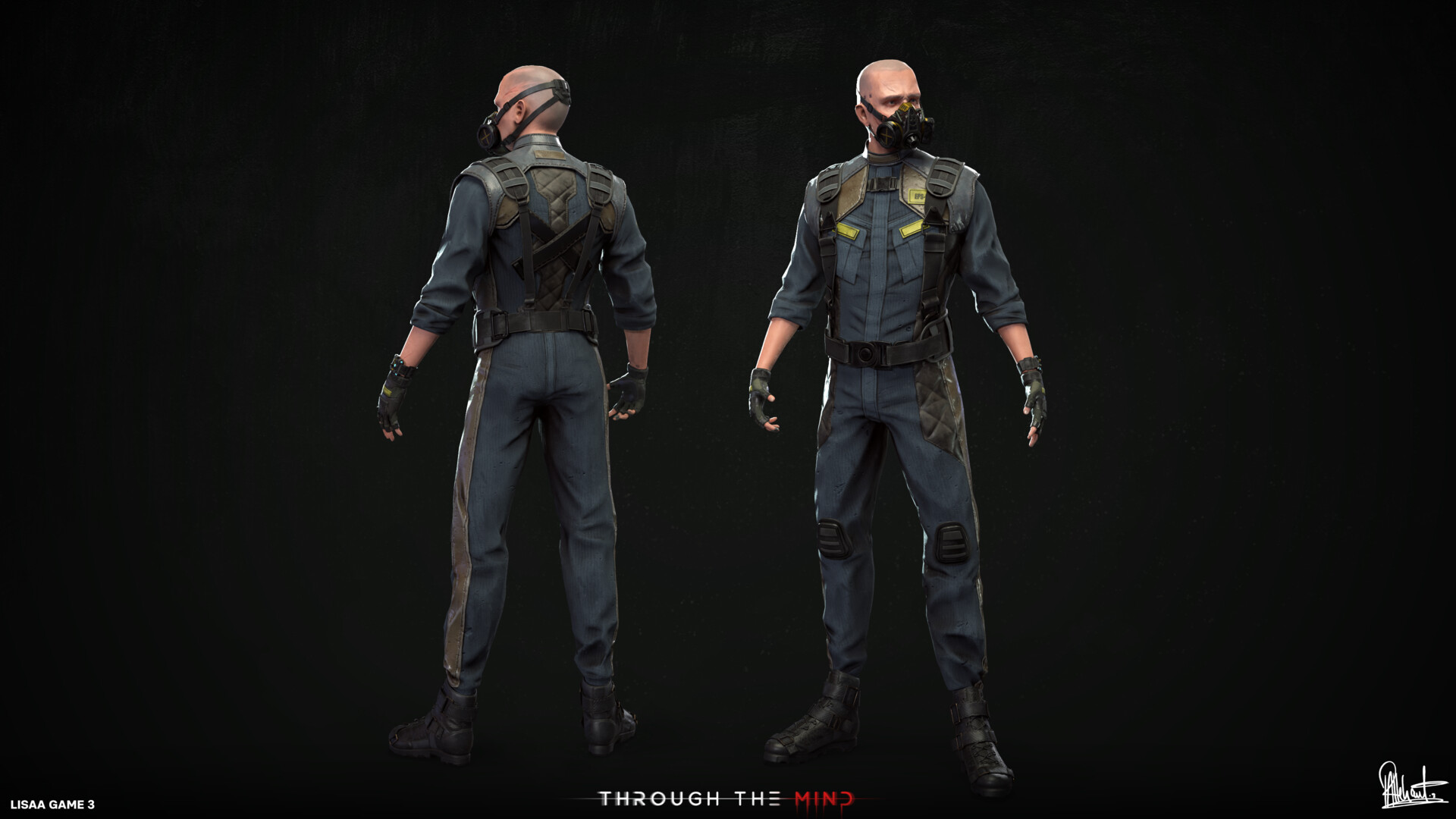 ArtStation - Sci-Fi Prisoner (Game-Ready)