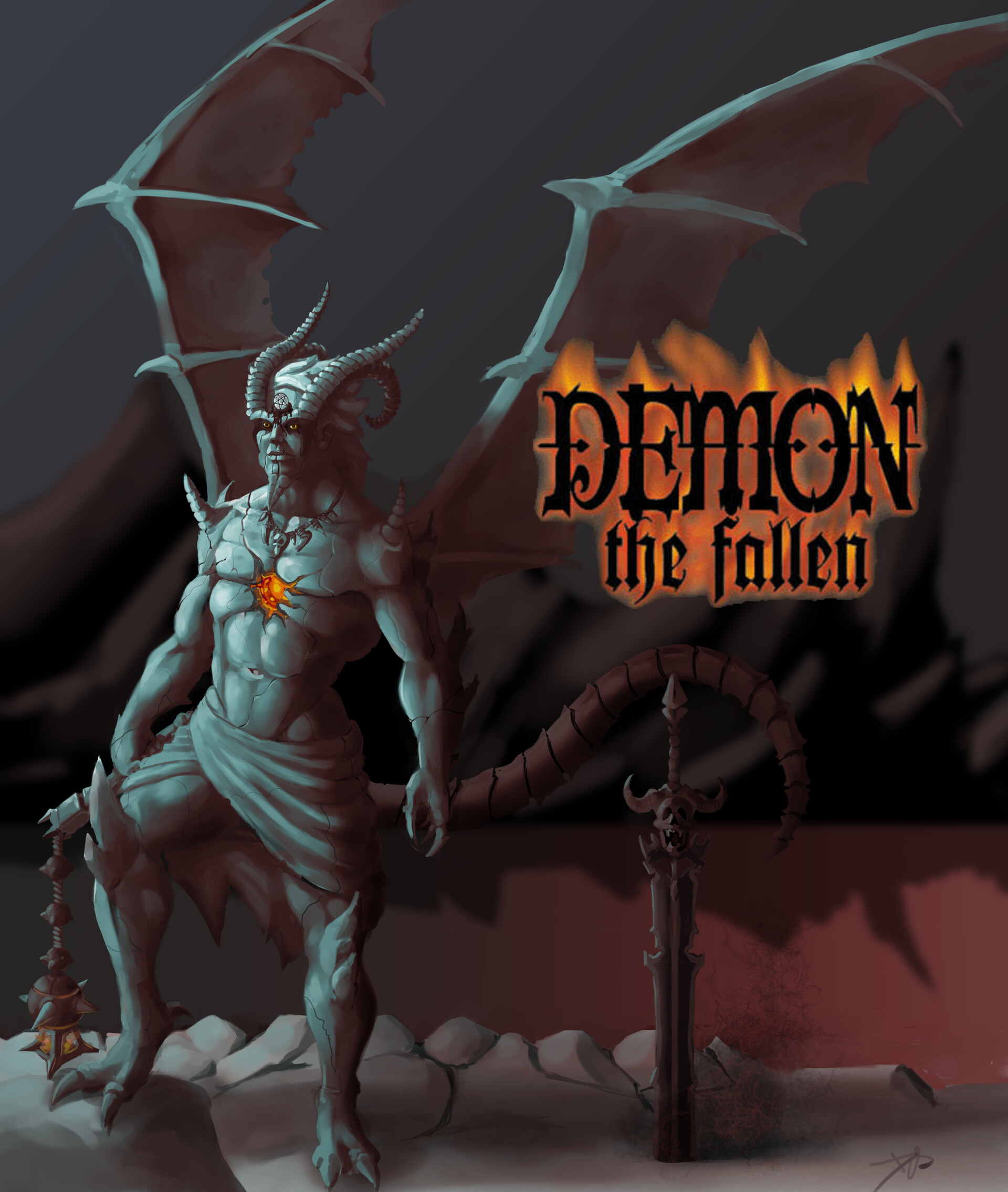 ArtStation - Demon - Gaun'b - Red River