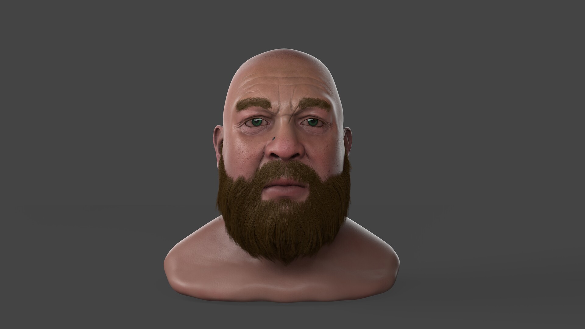 ArtStation - Fat Man Bust